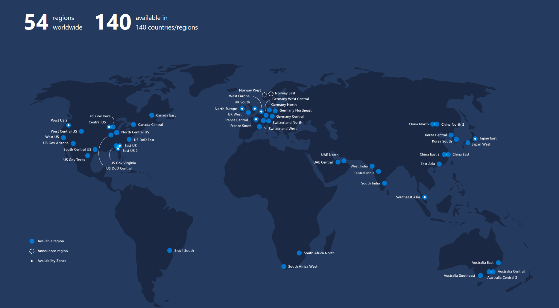 Azure expande su mapa de Datacenters en Europa — CloudMasters